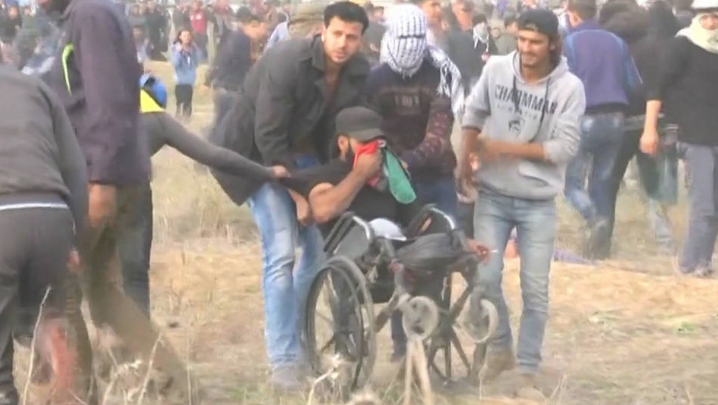 Daily Kos — Israeli sniper kills Palestinian double amputee during anti ...